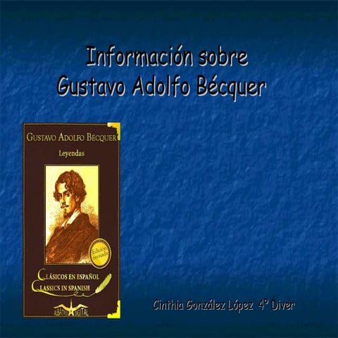 Biografía de gustavo adolfo bécquer | DOCX