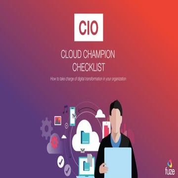 CIO Cloud Champion Checklist | PPTX