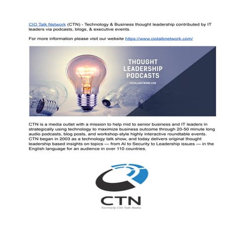 CIO Professional Network | PDF