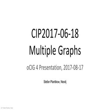 Adding Multiple Graph Support To Opencypher Further Developments Ppt