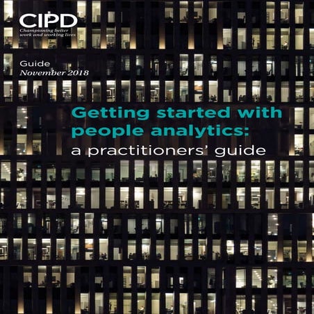 CIPD Getting started with people analytics | PDF