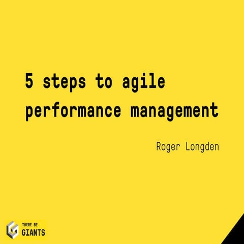 5 Steps towards agile performance management | PDF | Business ...