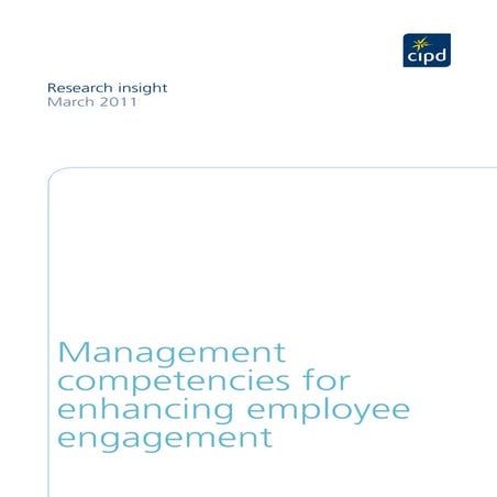 CIPD Research on Mgt Competencies | PDF