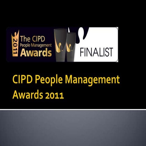 Cipd People Management Awards 2011 | PPTX