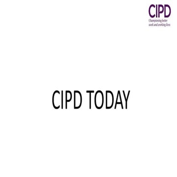 CIPD Introduction for level 3 CHRP course | PPTX
