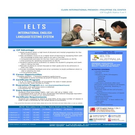 Cip Academy flyer | PDF