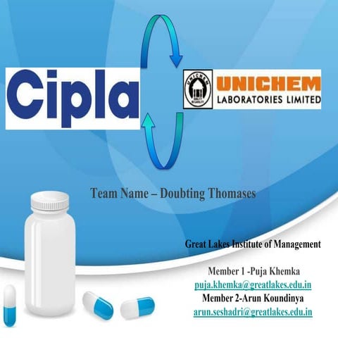 Cipla acquisition proposition | PPTX