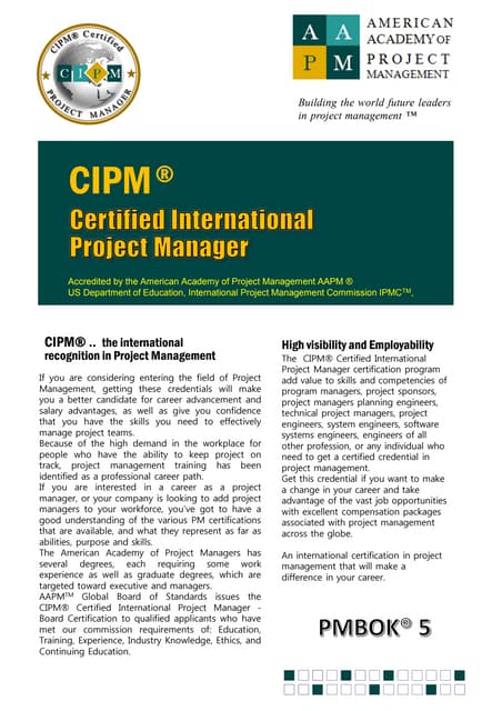How to be a Certified Construction Project Manager, Malaysia | PDF