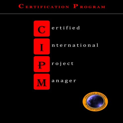 CIPM certification course | PDF