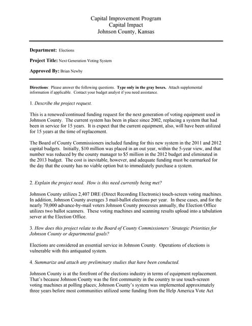 Election Management System Sample Reports | PDF