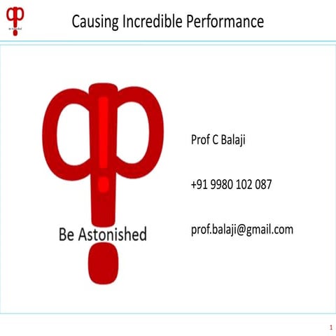 Causing Incredible Performance | PPTX