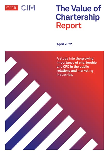 Chartered Institute Of Public Relations presentations