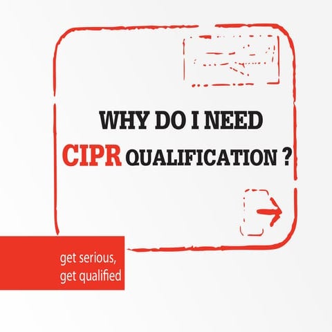 Personal Development with the CIPR | PPT