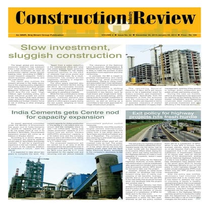 Construction Industry Review Issue 52 | PDF
