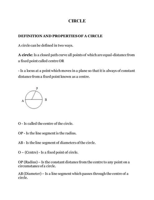Exploring sectors of a circle | PPT