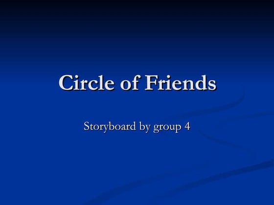 Presentation english circle friends | PPTX