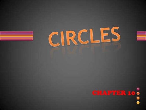 Circles class 9 | PPT