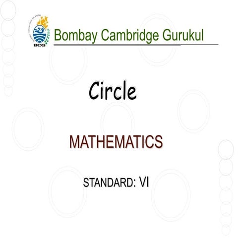Circle and its parts | PPT