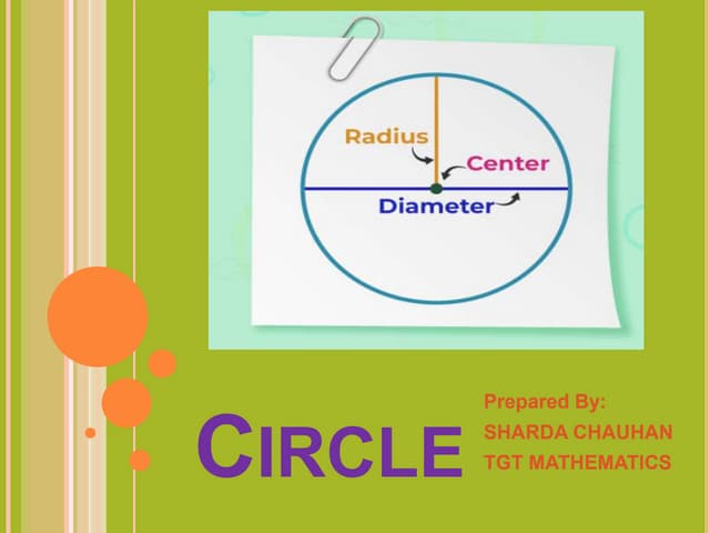 Mathematics- Circle Presentation | PPTX