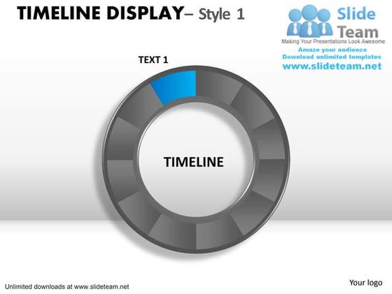 Dial timeline display misc power point slides and ppt diagram templates ...