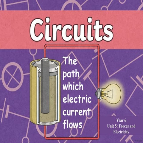 Electricity and Circuits Class 6 | PPTX