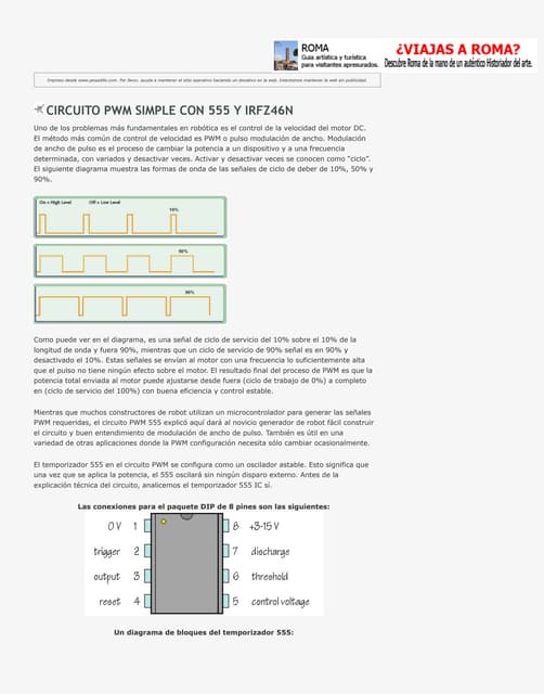 555 funcionamiento como monoestable | DOCX | Consumer Electronics ...