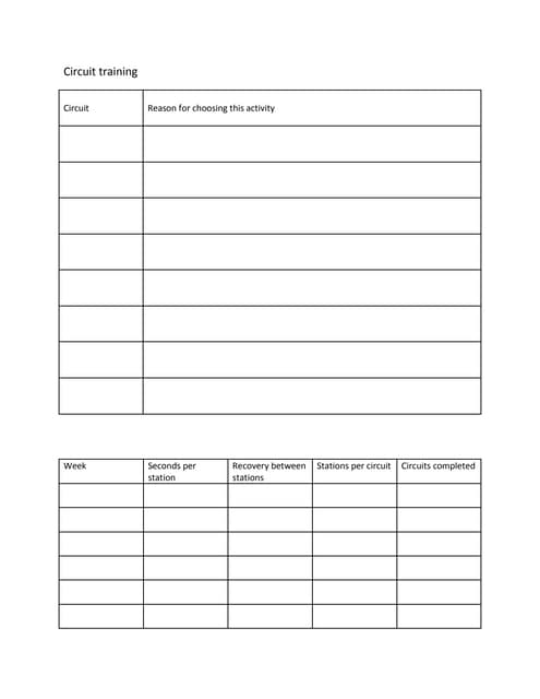 Pep weekly planner | DOCX