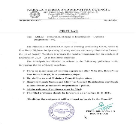 Circular - Teaching Faculty.pdhll vsllf mlffn xn | PDF