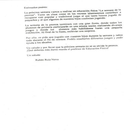 Circular 17. educacion fisica | PDF