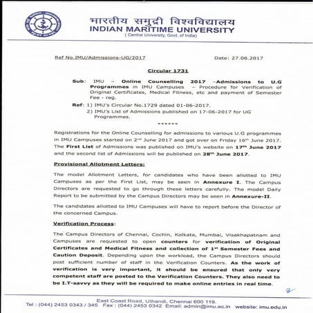 IMU medical certificate required students | PDF