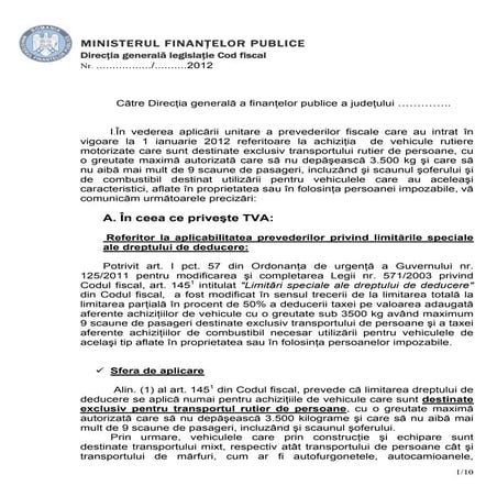 Tabel modificari TVA | PDF