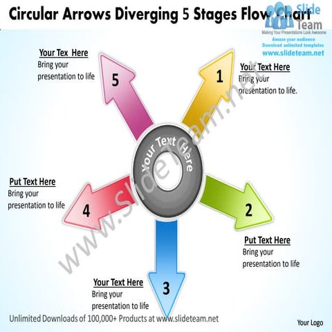 Circular plan chart 3 stages powerpoint templates 0712 | PDF