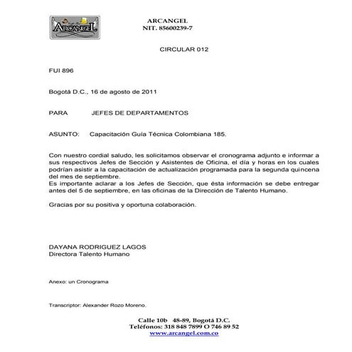 Carta comercial | DOCX