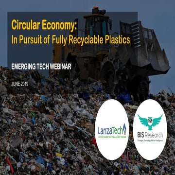 Circular Economy : in Pursuit of Fully Recyclable Plastics | PDF