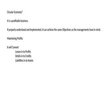 Presentation on methodology for Circular | PPTX