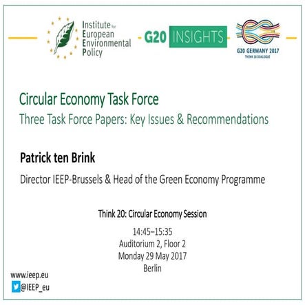 Circular Economy Task Force | PPTX