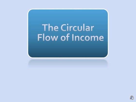 Circular flow of Income -Two sector model | PPTX