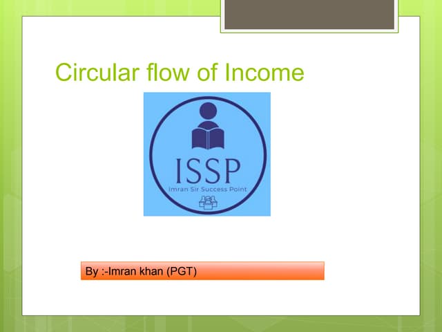 Circular flow of economic activities | PPTX | Business | Business and ...
