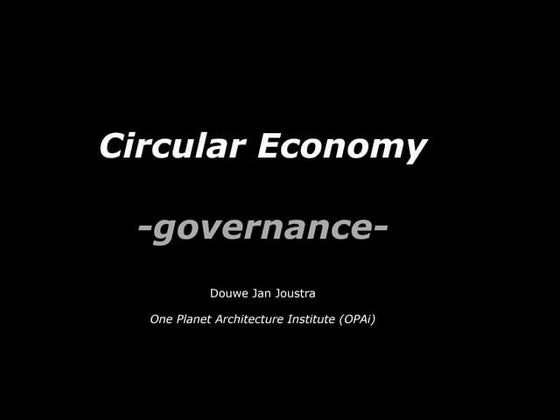 Session 3 - circular economy | PPT
