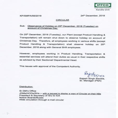 Circular holiday christmas | PDF