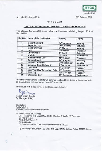 Circular holiday christmas | PDF