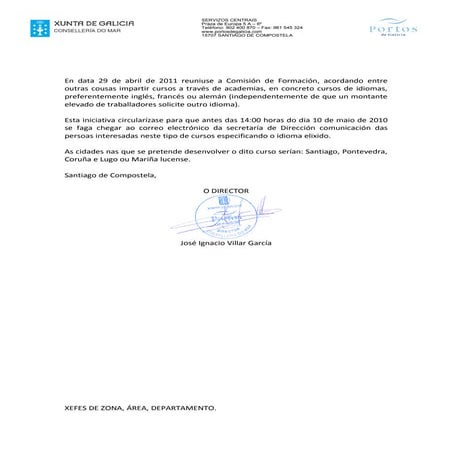 Circular ingles | DOC