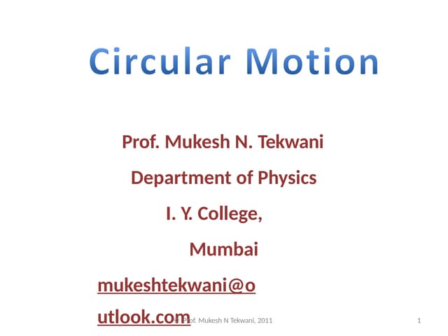 Centripetal and centrifugal forces | PPTX