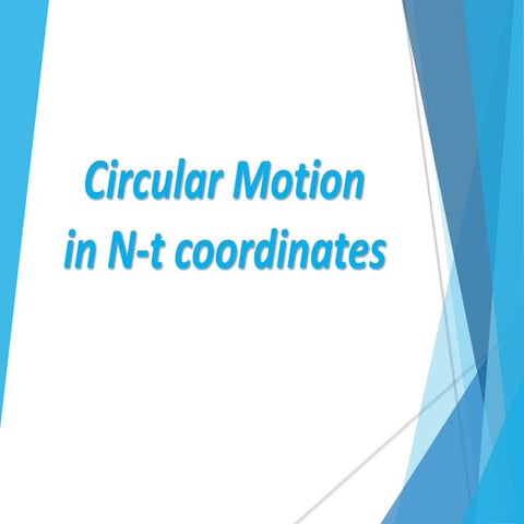 Circular motion | PPTX | Physics | Science