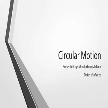 Circular Motion.pptx | Physics | Science