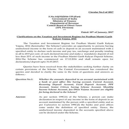 Circular no 2 of 2017 | PDF