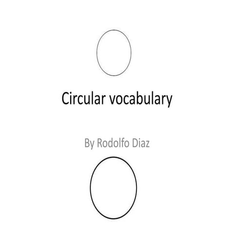 Circular vocabulary | PPT
