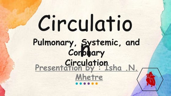 Pulmonary and systemic circulation | PPT