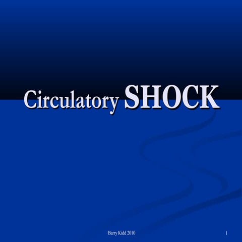 Circulatory shock | PPT