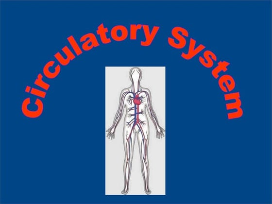 Parts of a Human Circulatory System | PPT